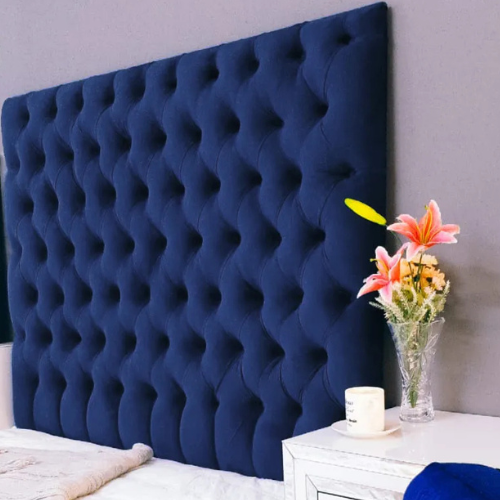 Velvet Victorian Blue Headboard (King) – MHF Decor-Delights (Pty) Ltd